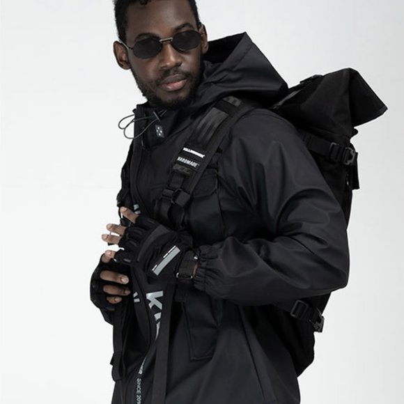 Niepce Inc | Jackets & Coats | Techwear Cyberpunk Jacket Men Streetwear ...